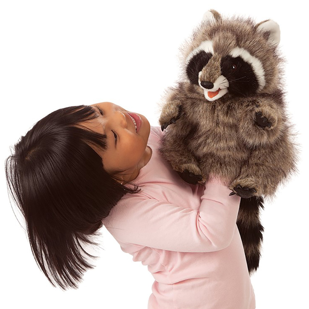 Hand Puppets & Plush - Folkmanis® Raccoon Hand Puppet