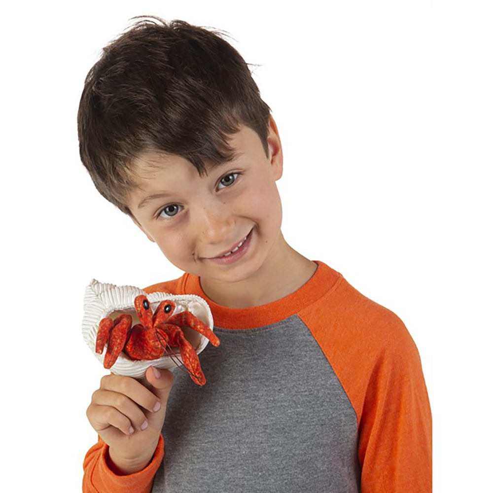 NEW PRODUCTS - Folkmanis® Mini Hermit Crab Finger Puppet