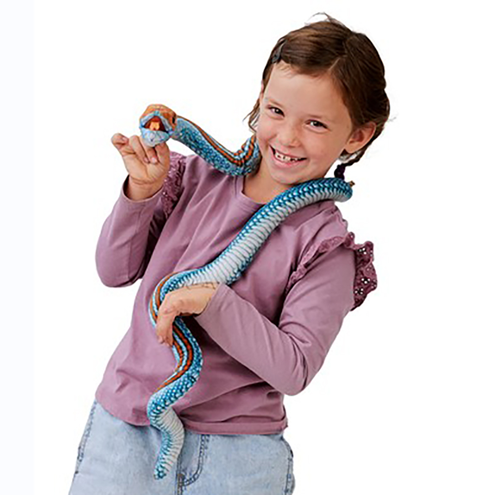 Hand Puppets & Plush - Folkmanis® San Francisco Garter Snake Hand Puppet