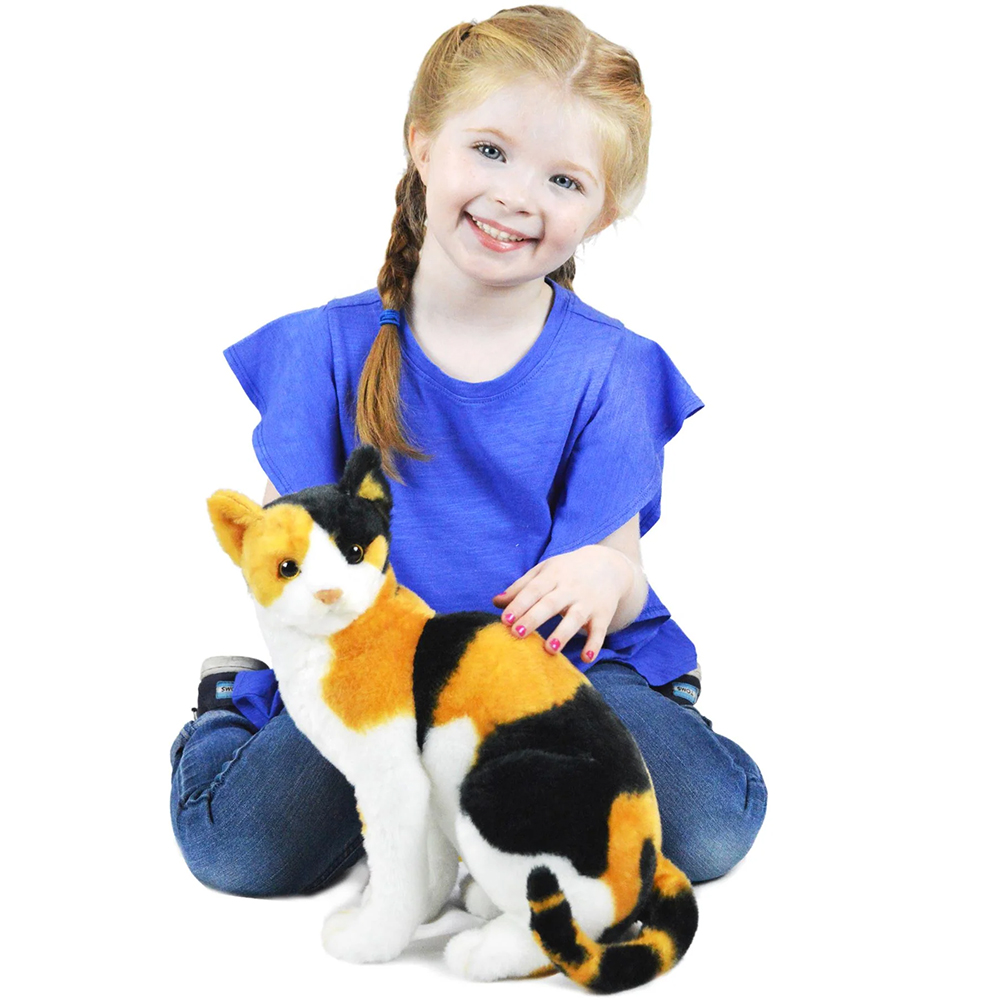 Giant Animal Plush - Catalina the Calico Cat