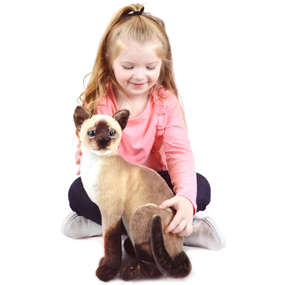 Giant Animal Plush - Stefan the Siamese Cat