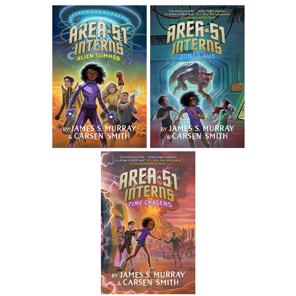 Middle Grade Books (Grades 4-8) - Area 51 Interns Book Collection