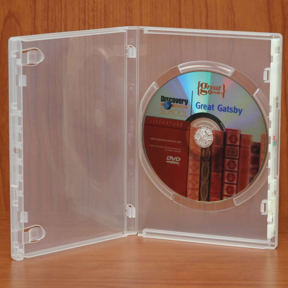 Main item Numbers - Clear-Vu One-Time™ Security Case - 1 Disc DVD, Clear
