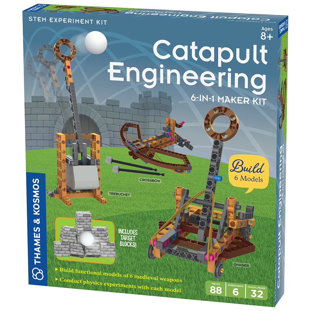 Building & Engineering - Catapult Engineering: 6-in-1 Maker Kit