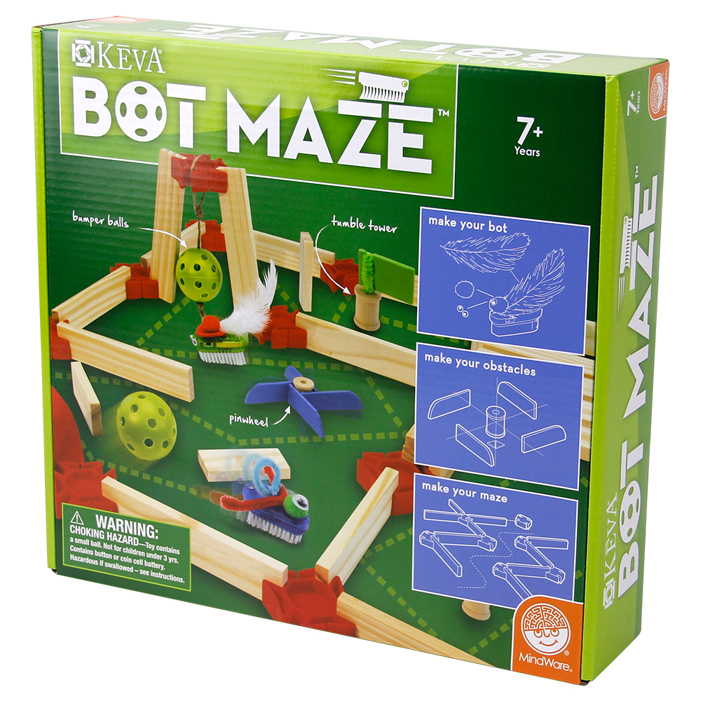 Building & Engineering - KEVA® Plank Building Set - Maker Bot Maze Kit