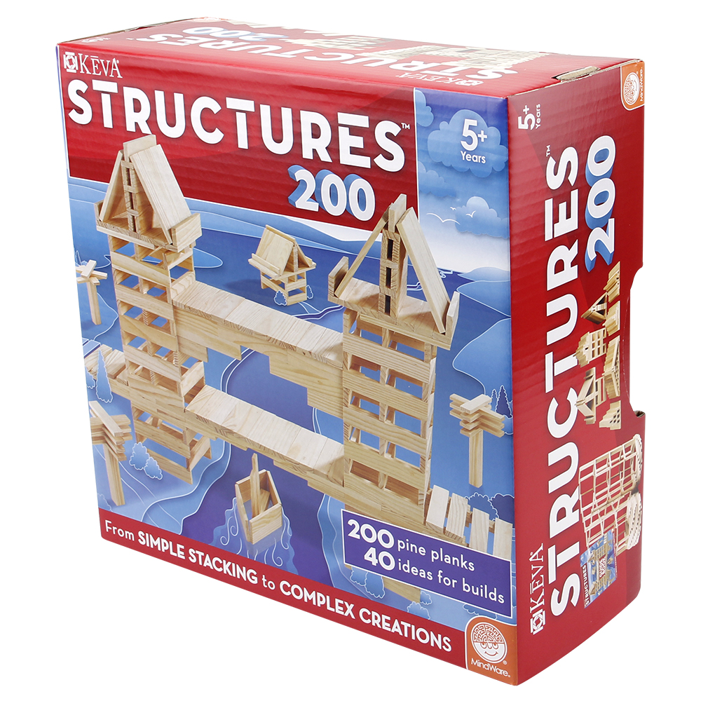 Building & Engineering - KEVA® Plank Building Set - Structures - 200/Pkg