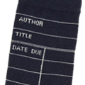 Literary Socks - Library Card Socks