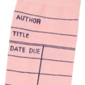 Literary Socks - Library Card Socks