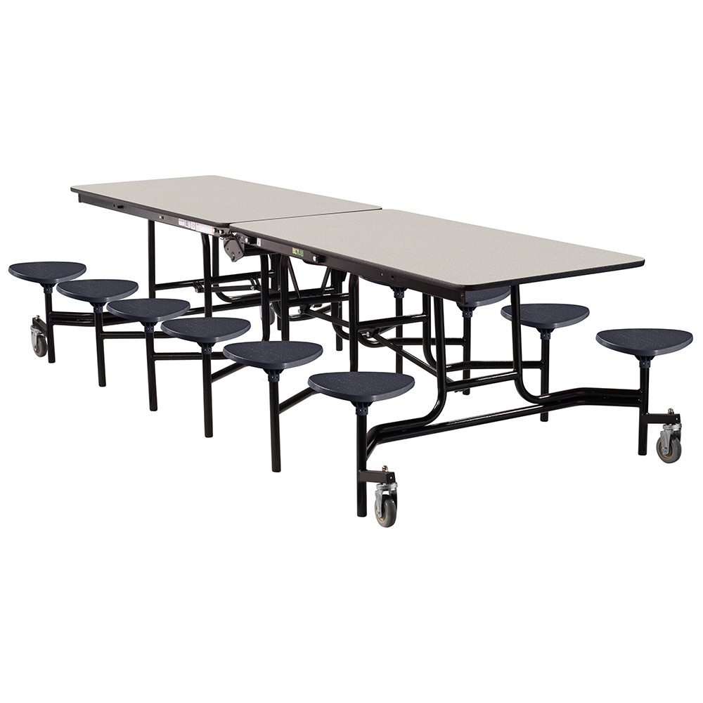 Main item Numbers - NPS® Mobile Cafeteria Table w/Ergomax Stools - 10 ...