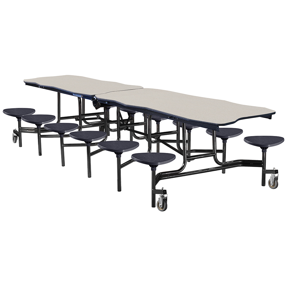Main item Numbers - NPS® Mobile Cafeteria Table w/Ergomax Stools - 10 ...