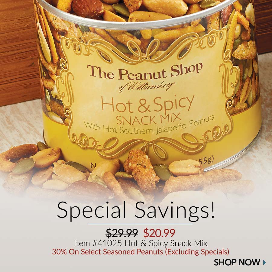 Holiday Nuts & Gifts | The Peanut Shop of Williamsburg