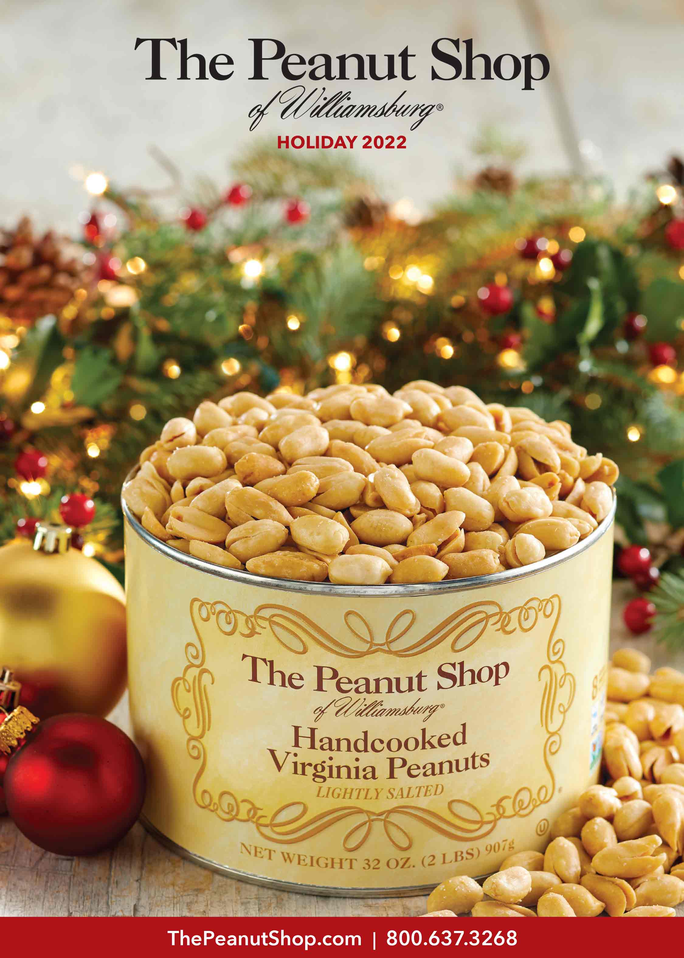 Virginia Peanuts, Seasoned Peanuts and Chocolate Covered from The Peanut Shop of Williamsburg