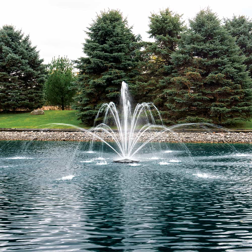 The Pond Guy® AquaStream™ Double Arch & Geyser Nozzle, Fountain ...