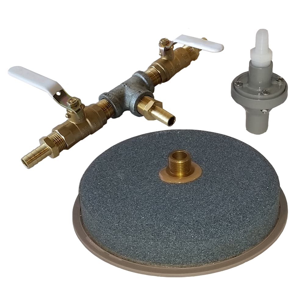 Windmill Diffuser Air Stone w/Backflow Valve & 2 Way Valve, Windmill ...