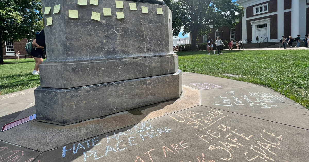 Lawn Hate Crime: Noose On Homer Statue Summons FBI—VIRGINIA Magazine