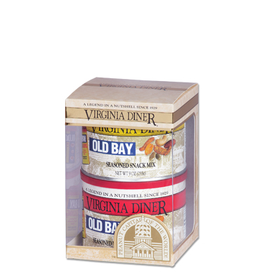 Old Bay® Peanuts and Snack Mix Duo Gift Set | Virginia Diner