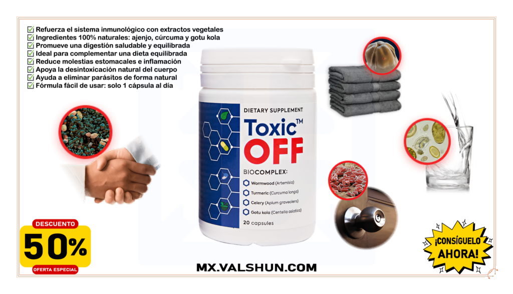 Toxic OFF: Suplemento Digestión Natural 🌿