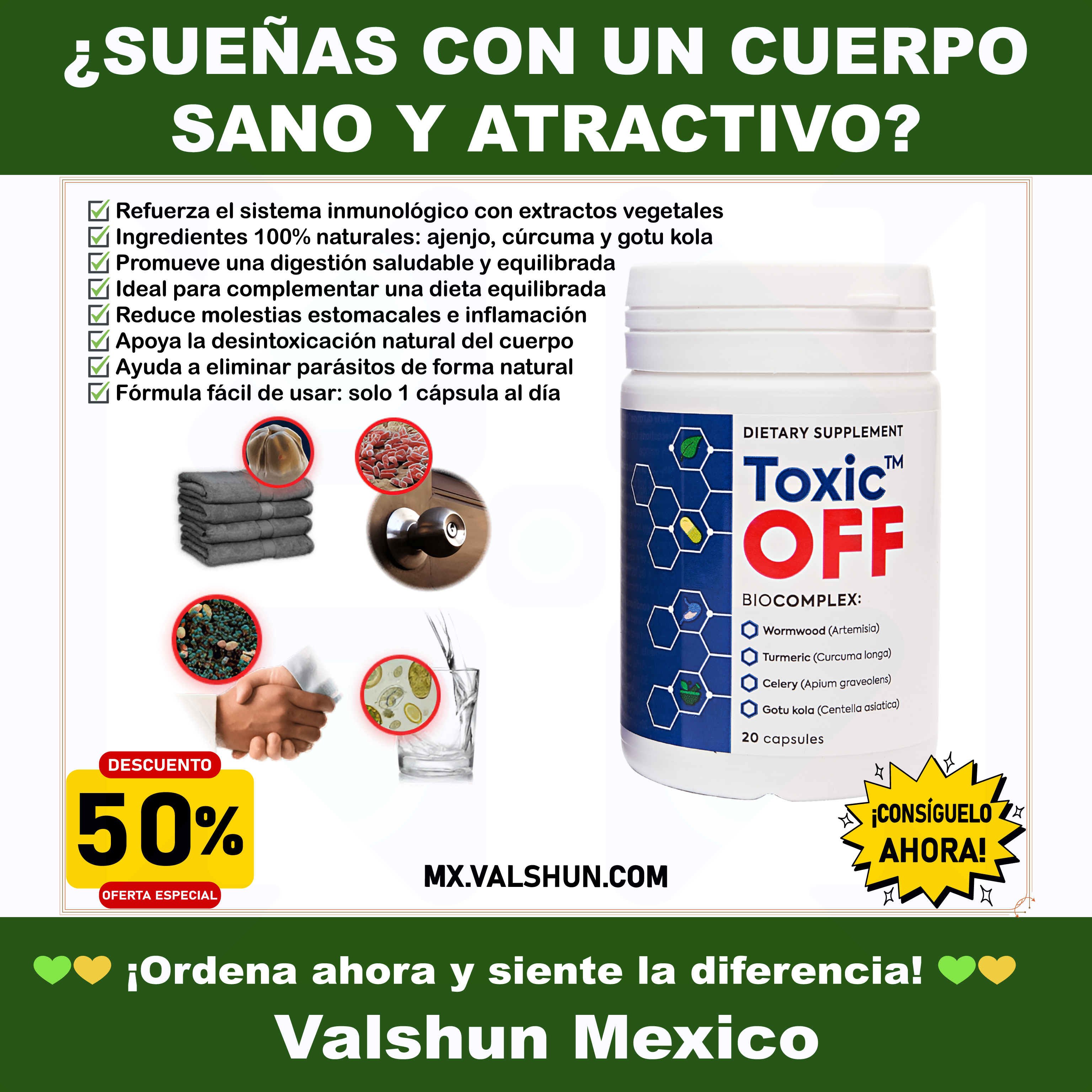 Toxic OFF: Suplemento Digestión Natural 🌿