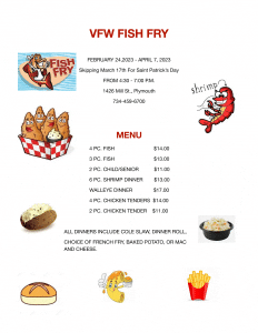 Fish Fry – VFW 6695 Hall | VVA Chapter 528