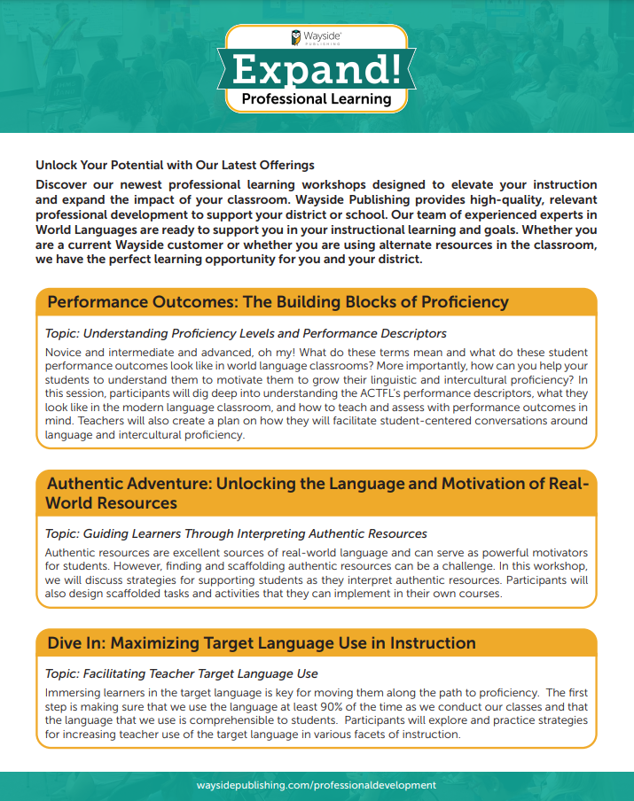 Expand! - Wayside Publishing