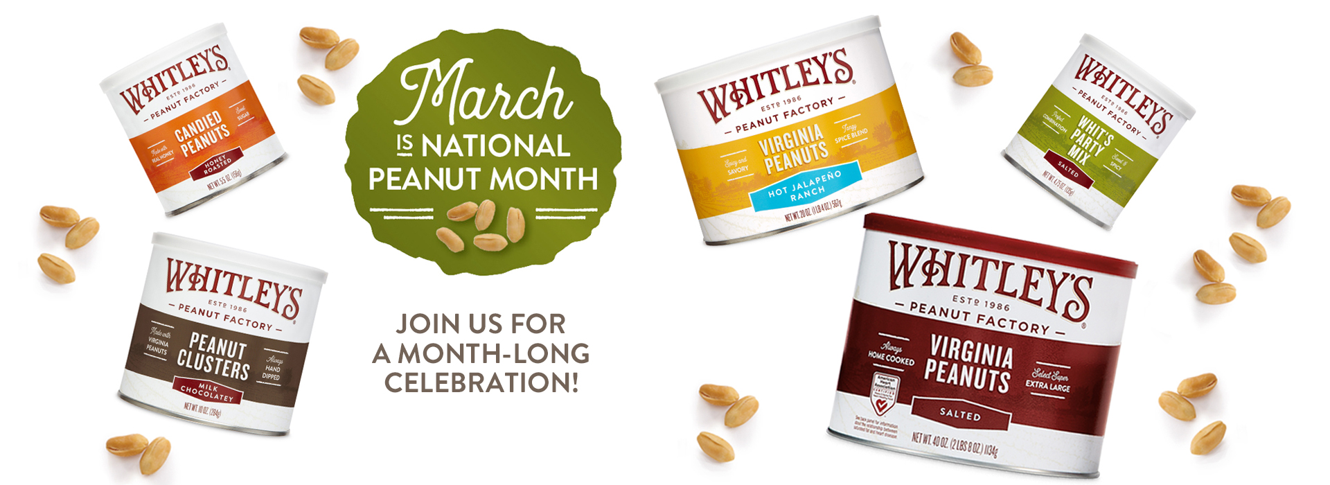 Whitley's Peanut Factory | Virginia Peanuts & Confections