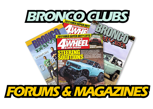 WILD HORSES 4X4 Ford Bronco Parts and Accessories