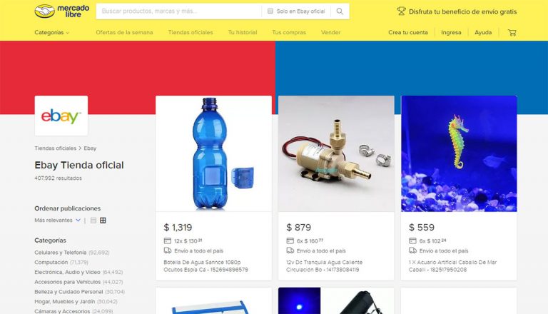 eBay y Mercado Libre se asocian; eBay lanza tienda oficial en el ...