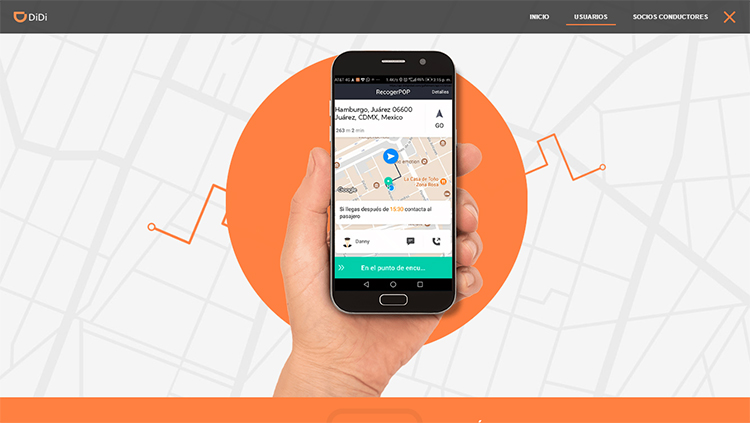 El servicio de transporte privado DiDi llega a Guadalajara
