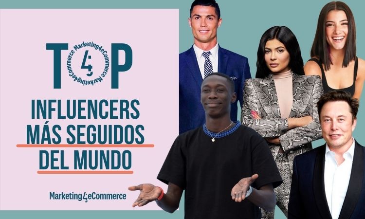 Top: los influencers más seguidos en redes sociales en el mundo (2024) - Marketing4eCommerce México