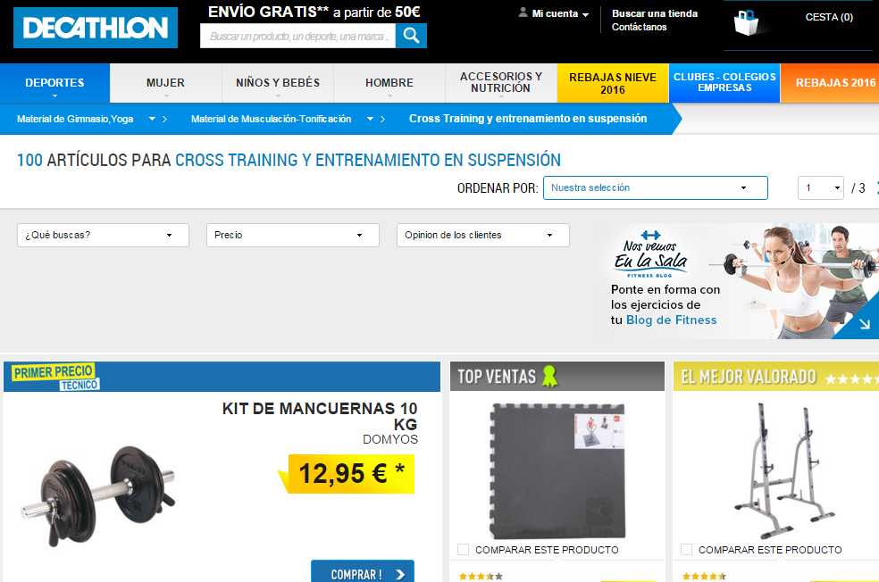 Comprar en Decathlon online: opiniones, análisis y valoración ...