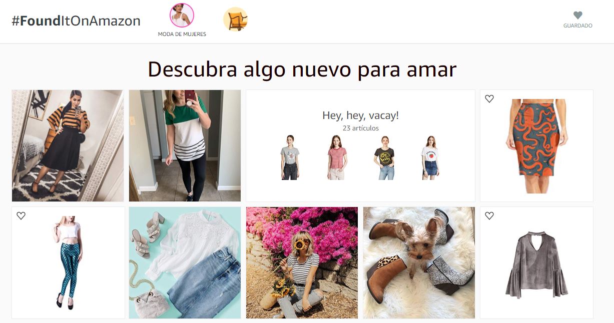 Adiós Amazon Spark, hola Found It on Amazon: así es su Pinterest de las compras (que ya puedes ...