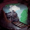 Train Track Cake - CakeCentral.com