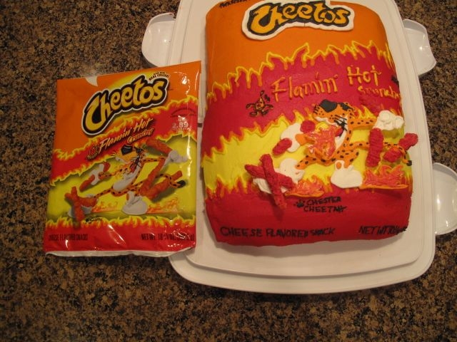 Cheetos Cake - CakeCentral.com