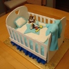 Baby Boy Crib Cake - CakeCentral.com
