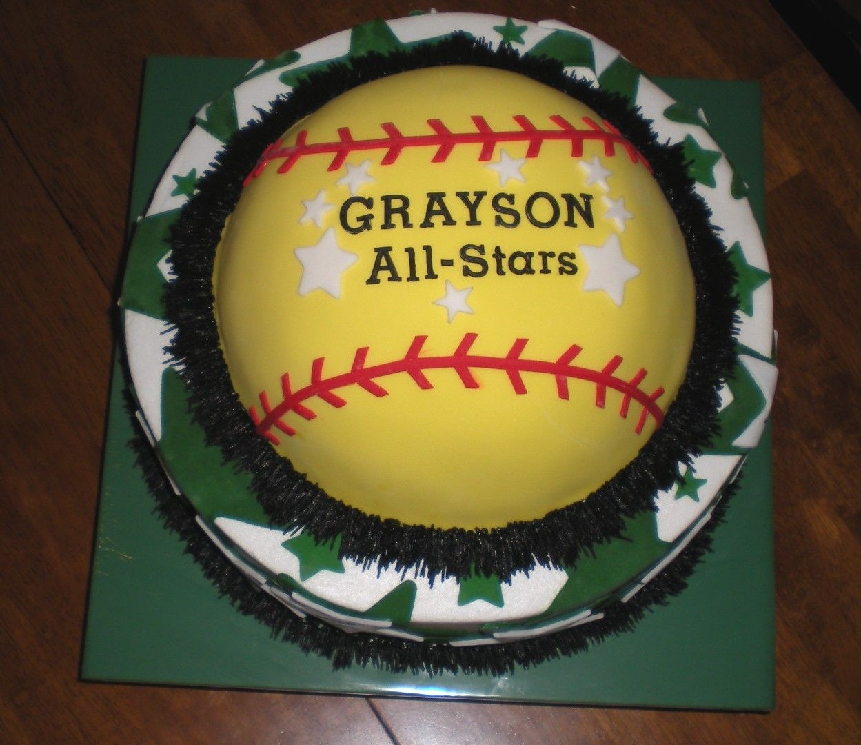 Girls All-Star Softball Cake - CakeCentral.com