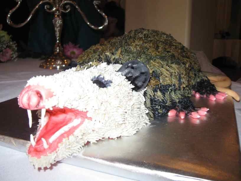 Possum Groom's Cake - CakeCentral.com