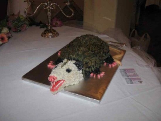 Possum Groom's Cake - CakeCentral.com