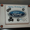 Ford Badge Birthday Cake - CakeCentral.com