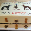 Greyhound Birthday Cake - CakeCentral.com