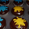Paintball Paint Splatter Cupcakes - CakeCentral.com