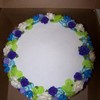 Royal Icing Flowers In Blue, Purple, And Lime - CakeCentral.com