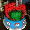 Marvel Comic Cake - CakeCentral.com