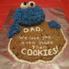 Dad's Cookie Monster Cake - CakeCentral.com