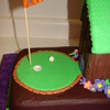 Mini Golf Cake With Windmill - CakeCentral.com