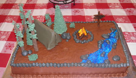 Cub Scout Crossing Over Ceremony Cake - CakeCentral.com