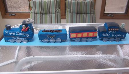 3D Train Cake - CakeCentral.com