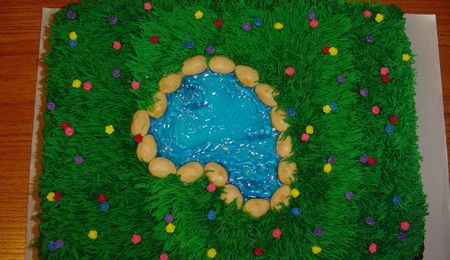 Pond Cake - CakeCentral.com