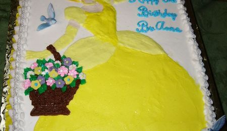 Simple Cinderella Cake - CakeCentral.com