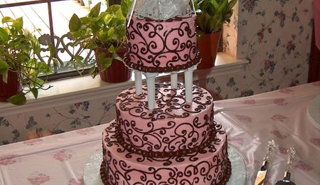 Tilted With Flowers - CakeCentral.com