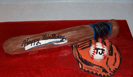 Baseball Birthday Cake - CakeCentral.com